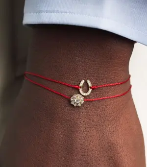 REDLINE Yellow Gold And Diamond Sol Soleil Bracelet
