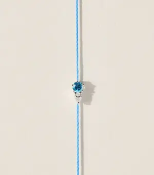 REDLINE White Gold, Topaz And Diamond Abby Bracelet