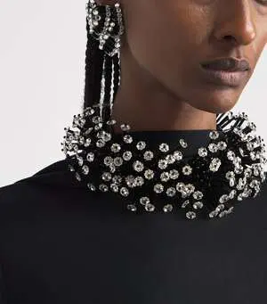 COPPOLA E TOPPO Crystal Clip-on Earrings