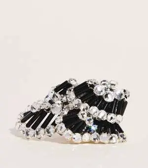 COPPOLA E TOPPO Crystal Clip-on Earrings