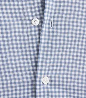 BARBA NAPOLI Cotton Washed Check Shirt