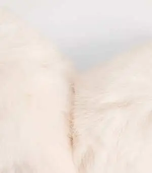 YVES SALOMON Rabbit Fur Knitted Earmuffs