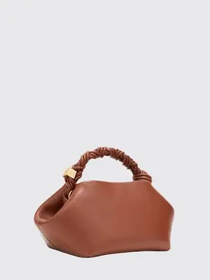 GANNI Twisted Handle Handbag - Leather