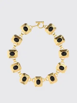 Alessandra Rich Jewel Colour - Black