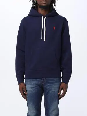 Polo Ralph Lauren Sweatshirt With Embroidered Logo - Blue