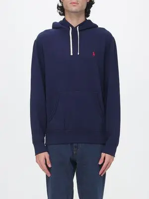 Polo Ralph Lauren Sweatshirt With Embroidered Logo - Blue