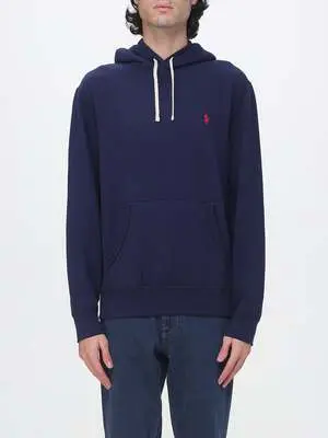 Polo Ralph Lauren Sweatshirt With Embroidered Logo - Blue