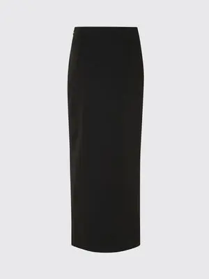 Federica Tosi High-waisted Midi Pencil Skirt With Front Slit