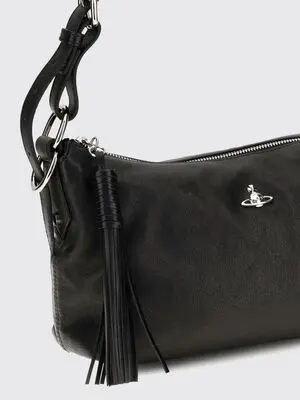 VIVIENNE WESTWOOD Emma Ovine Leather Shoulder Bag With Orb Logo