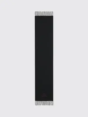 VIVIENNE WESTWOOD Wool Scarf With Contrast Logo And Fringes