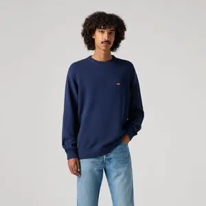 LEVI'S Classic Housemark Crewneck Sweatshirt - Blue