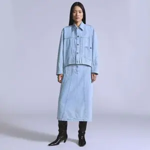 LEVI'S Seamed Skirt - Blue