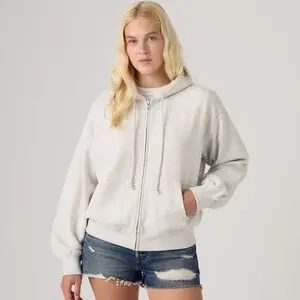 LEVI'S Everyday Full Zip Hoodie - Grey