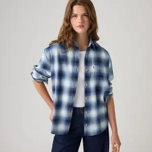 LEVI'S Nash Flannel Shirt - Blue