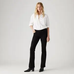 LEVI'S 725 High Rise Bootcut Jeans - Black