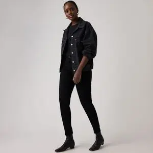 LEVI'S 721 High Rise Skinny Jeans - Black