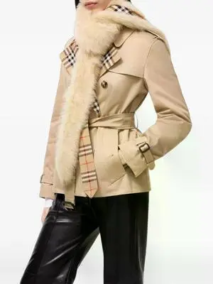Burberry Lamb-fur Scarve