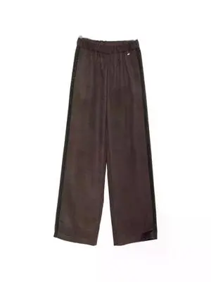Herno Elasticated-waistband Palazzo Pants - Brown
