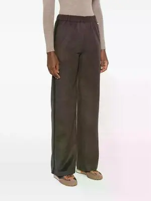 Herno Elasticated-waistband Wide Leg Palazzo Pants