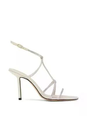 Studio Amelia Minuit Diamante-embellished Sandals