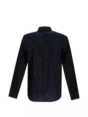 BOSS Button-down Patterned Cotton Shirt