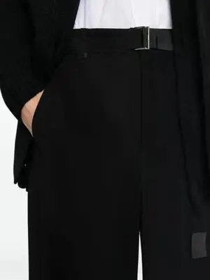 Sacai Belted Wide-leg Trousers