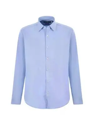 BOSS Long-sleeve Button-down Shirt - Blue