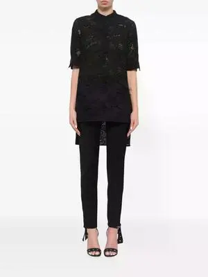 Neil Barrett Laser-cut High-low Shirt