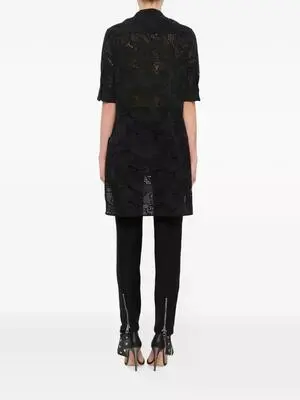 Neil Barrett Laser-cut High-low Shirt