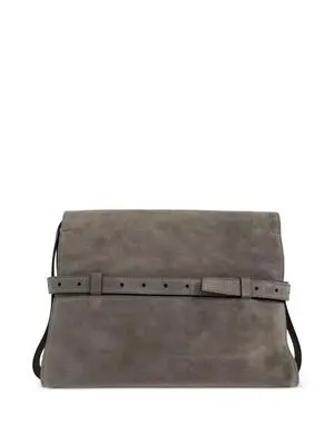 Moschino Tie Me Leather Shoulder Bag