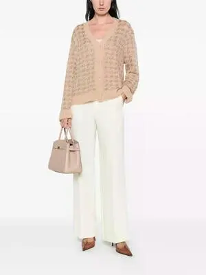 TWINSET Pressed-crease Wide-leg Trousers