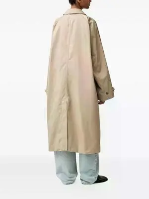 Adidas Mac 3-stripes Logo-embroidered Trench Coat