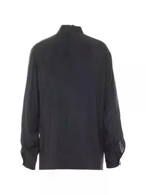 A.p.c. Tie Colar Striped Shirt