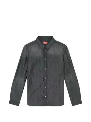 DIESEL® Shirt In Creased Denim
