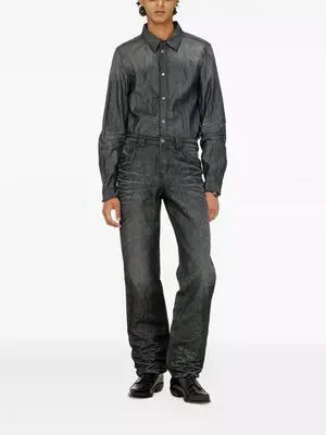 DIESEL® Shirt In Creased Denim