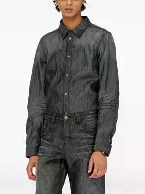 DIESEL® Shirt In Creased Denim