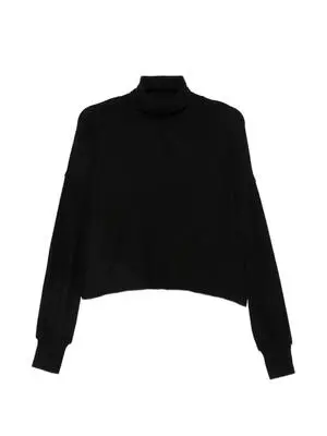 THOM KROM Turtleneck Long-sleeve Sweater - Black