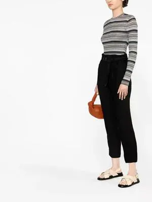Brunello Cucinelli High-waist Cropped Trousers
