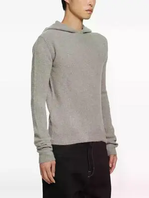 Rick Owens Tower Felted Hoodie