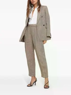 Brunello Cucinelli Tailored Linen Trousers
