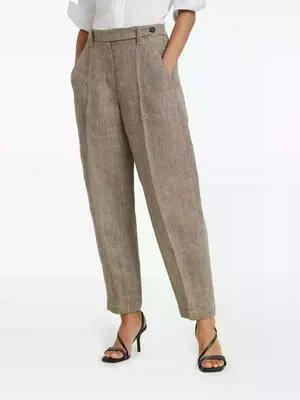 Brunello Cucinelli Tailored Linen Trousers