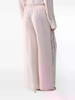 Liu Jo Jacquard Trousers With Valencienne Lace