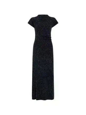 Proenza Schouler Abie Donegal Knit Maxi Dress - Black