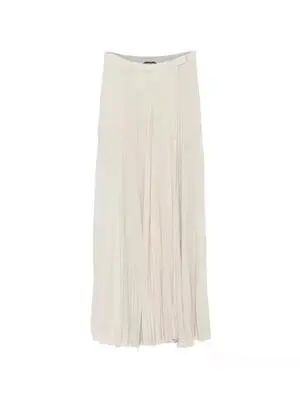 TOM FORD Pleated Maxi Skirt - Neutrals