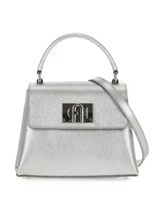 Furla Metallic-effect Top-handle Bag