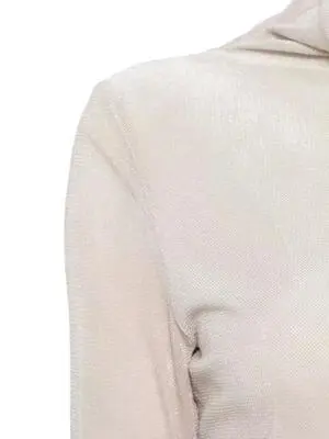 LUISA CERANO Ruched Roll-neck Top