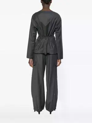 Barena Venezia Belted Boat-neck Top