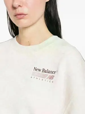 NEW BALANCE Logo-print Cropped Sweater