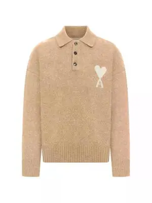 AMI Paris De Coeur Alpaca Sweater