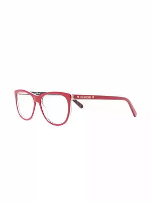 Moschino Cat-eye Logo-print Glasses